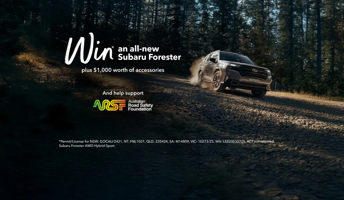 Win the all-new Subaru Forester AWD Hybrid Sport | Subaru Australia